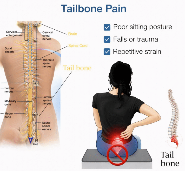 Tailbone Pain Causes, Symptoms & Treatment | Alleviate Clinic